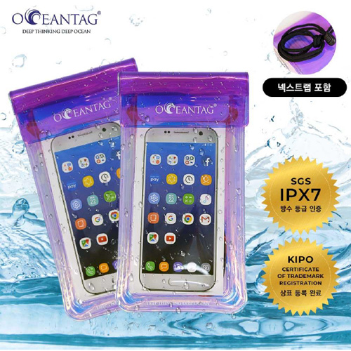 [오션테그/OCEANTAG] 오션테그 홀로그램 휴대폰 방수 케이스 - 물이좋다